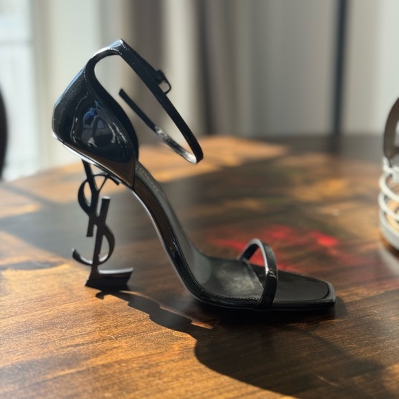 Yves Saint Laurent | Shoes | Ysl Opyum Logoheel Sandal | Poshmark